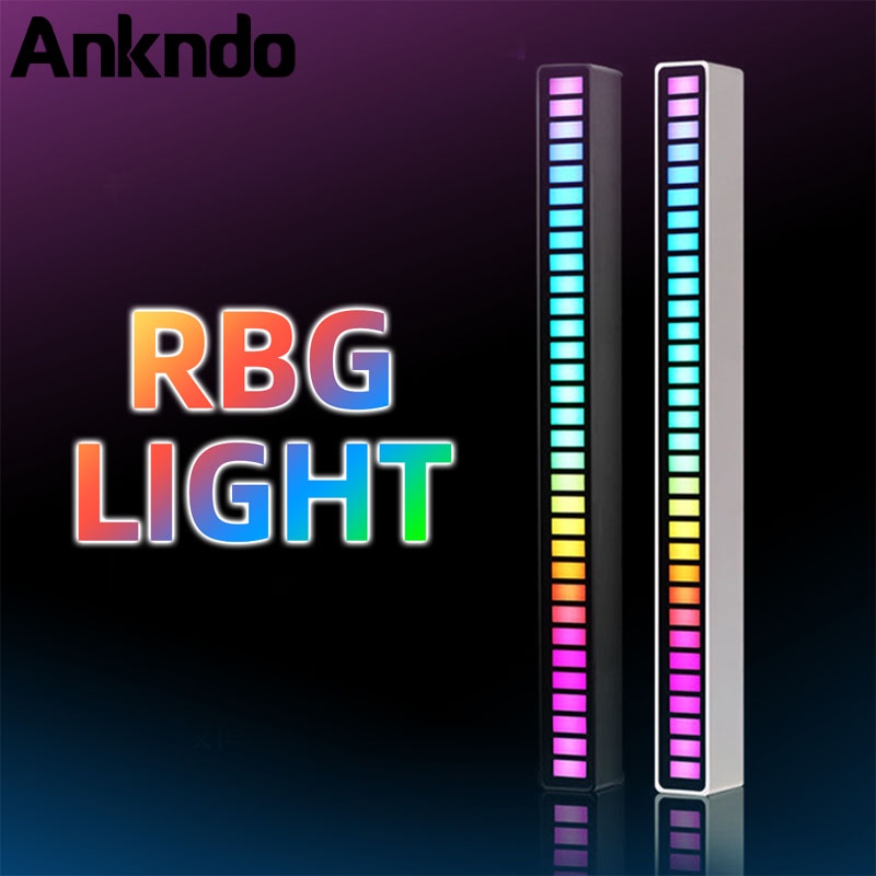 Ankndo RGB Sound control LED light app control pickup voice activated ...