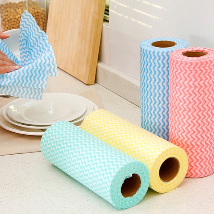 [SG Stock] Disposable Kitchen Towel Paper Roll/Packet 50 pcs /80 pcs ...