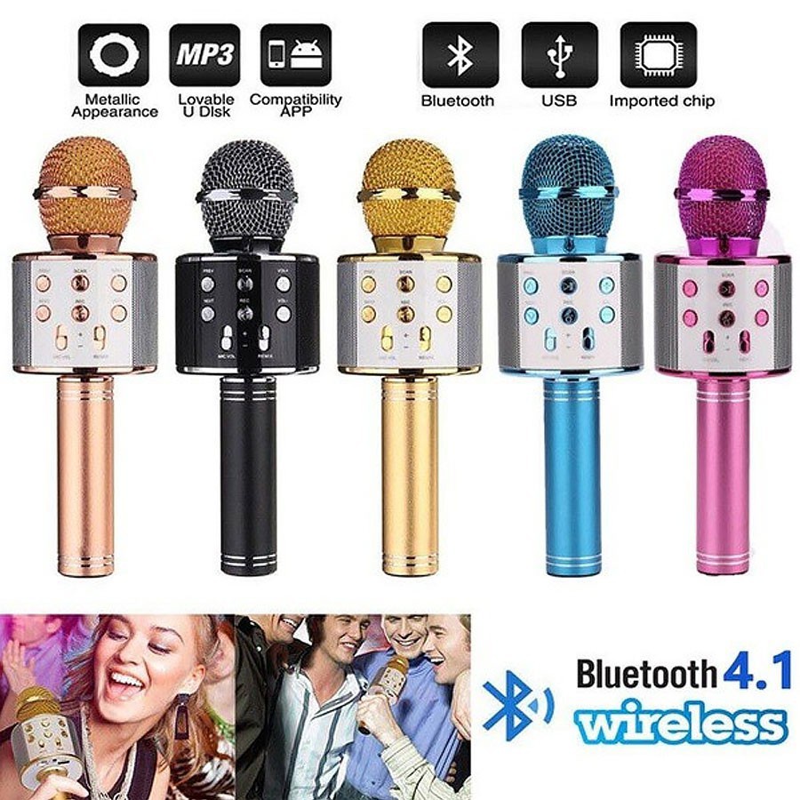 WS858 Bluetooth Microphone Handheld Wireless Bluetooth Microphone ...