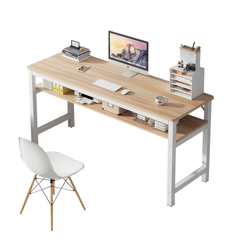 Nordic Study Computer Double-layer Narrow Long Bar Table Simple Modern ...
