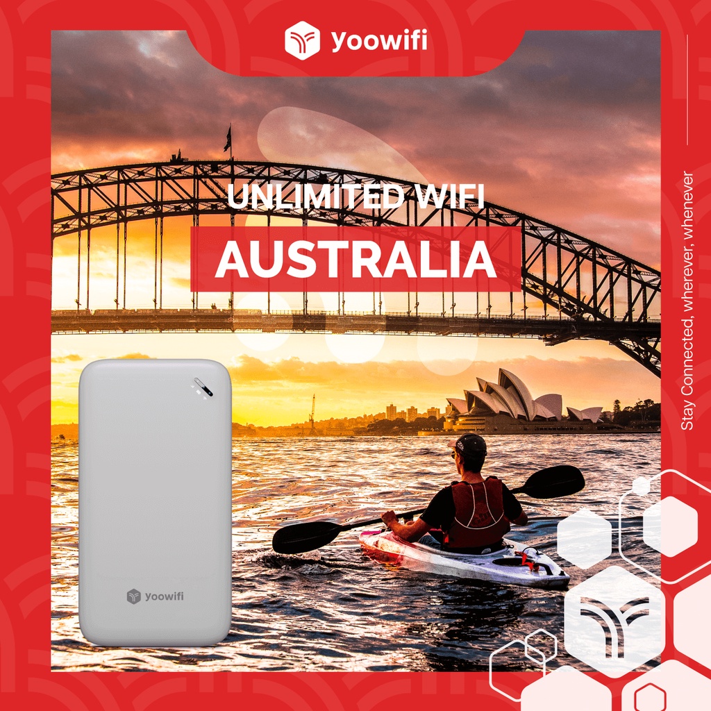 Yoowifi Australia Unlimited data Pocket Wifi hotspot Rental Travel Wifi ...