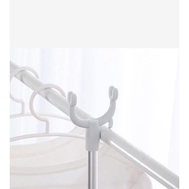 【SG Ready Stock】Extendable Aluminium Clothes Fork Laundry Hanger Rod ...
