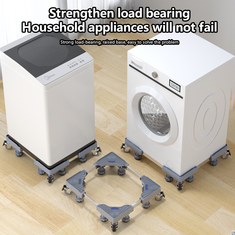 Stainless Steel Washing Machine Wheel Base Movable Adjustable Heavy ...
