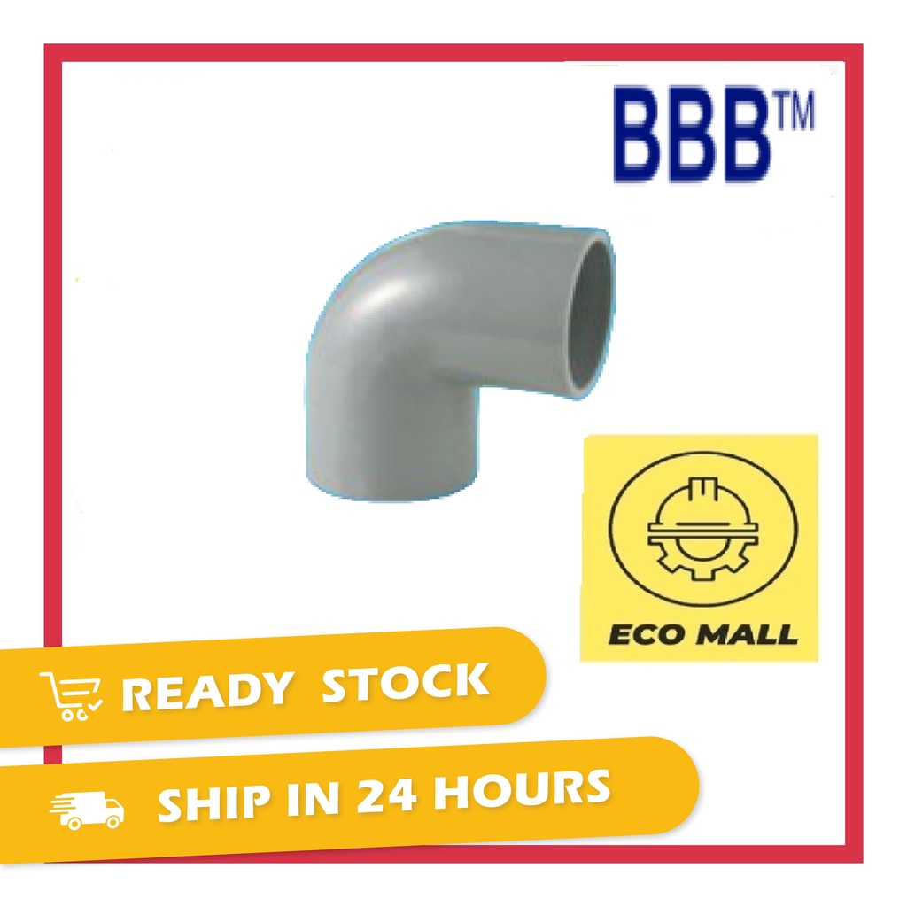 BBB PVC Fittings Equal Elbow 32mm to 50mm | Shopee Singapore