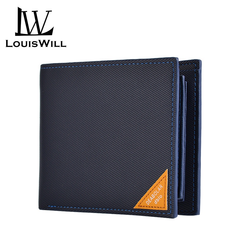 LouisWill Wallet Men's Foldable Wallet PU Horizontal Wallet Large ...