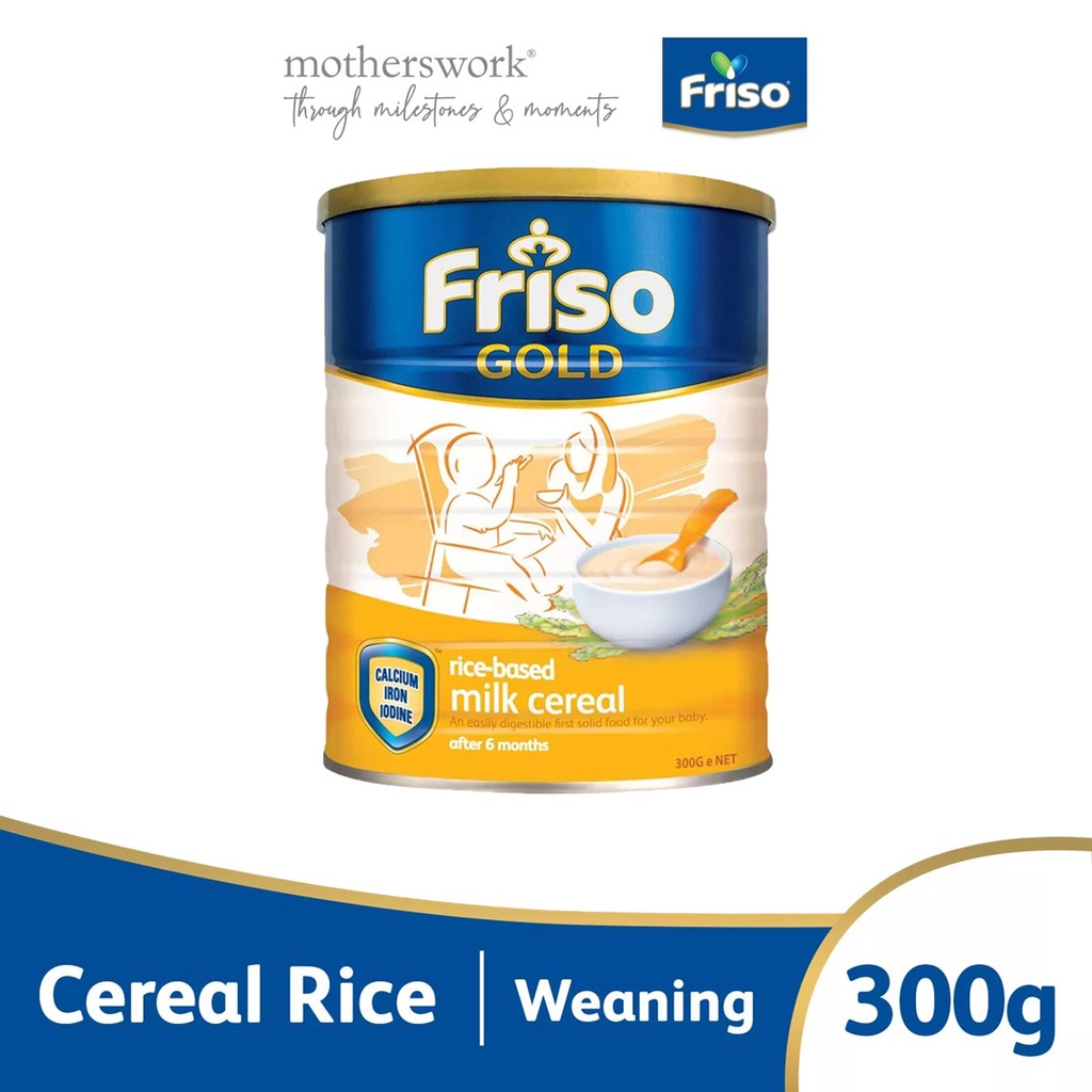 Friso Gold Rice Milk Cereal 300g [Exp 07-2024] | Shopee Singapore