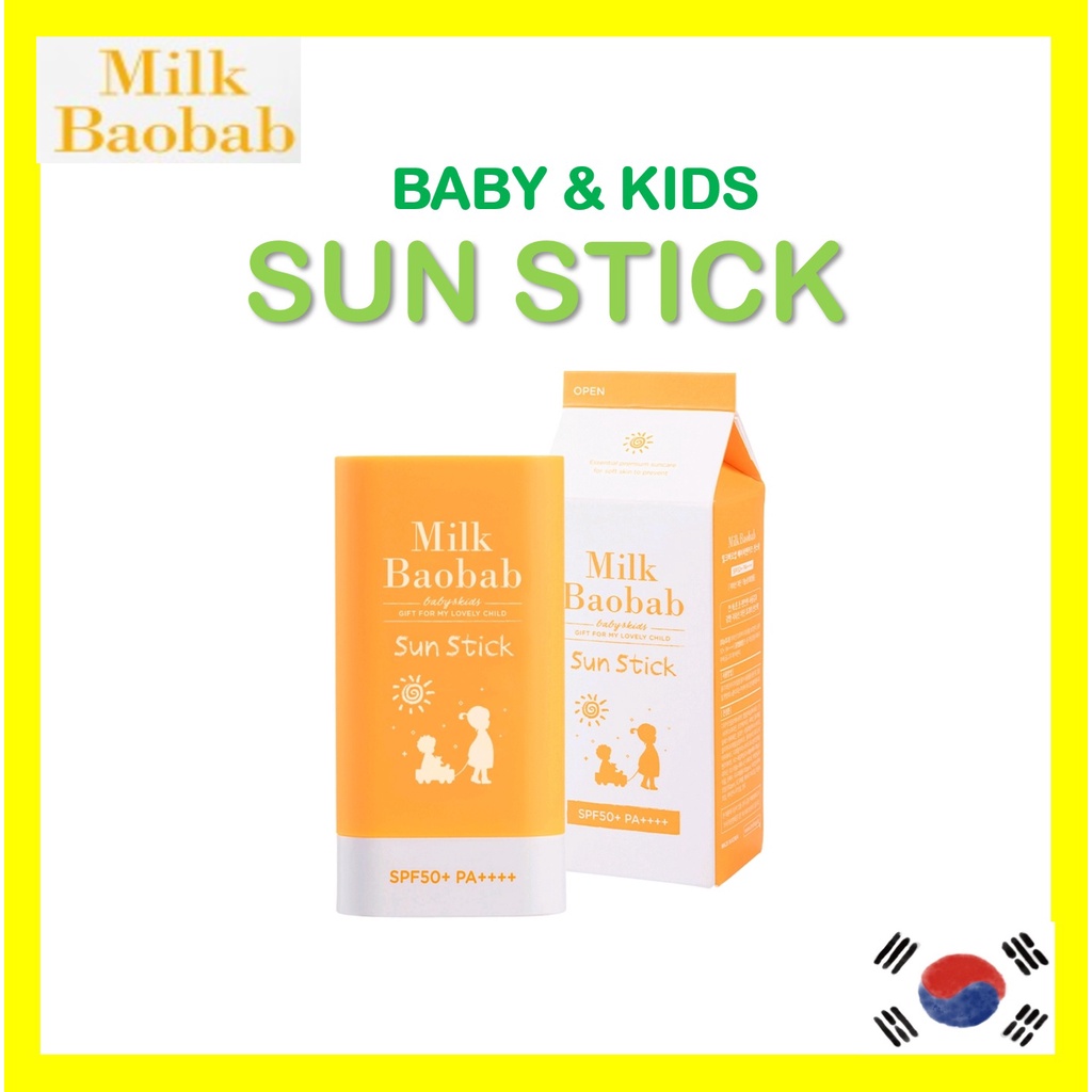 [Milk Baobab] Baby & Kids Sun Stick SPF50+ PA++++ 18g / infant child ...