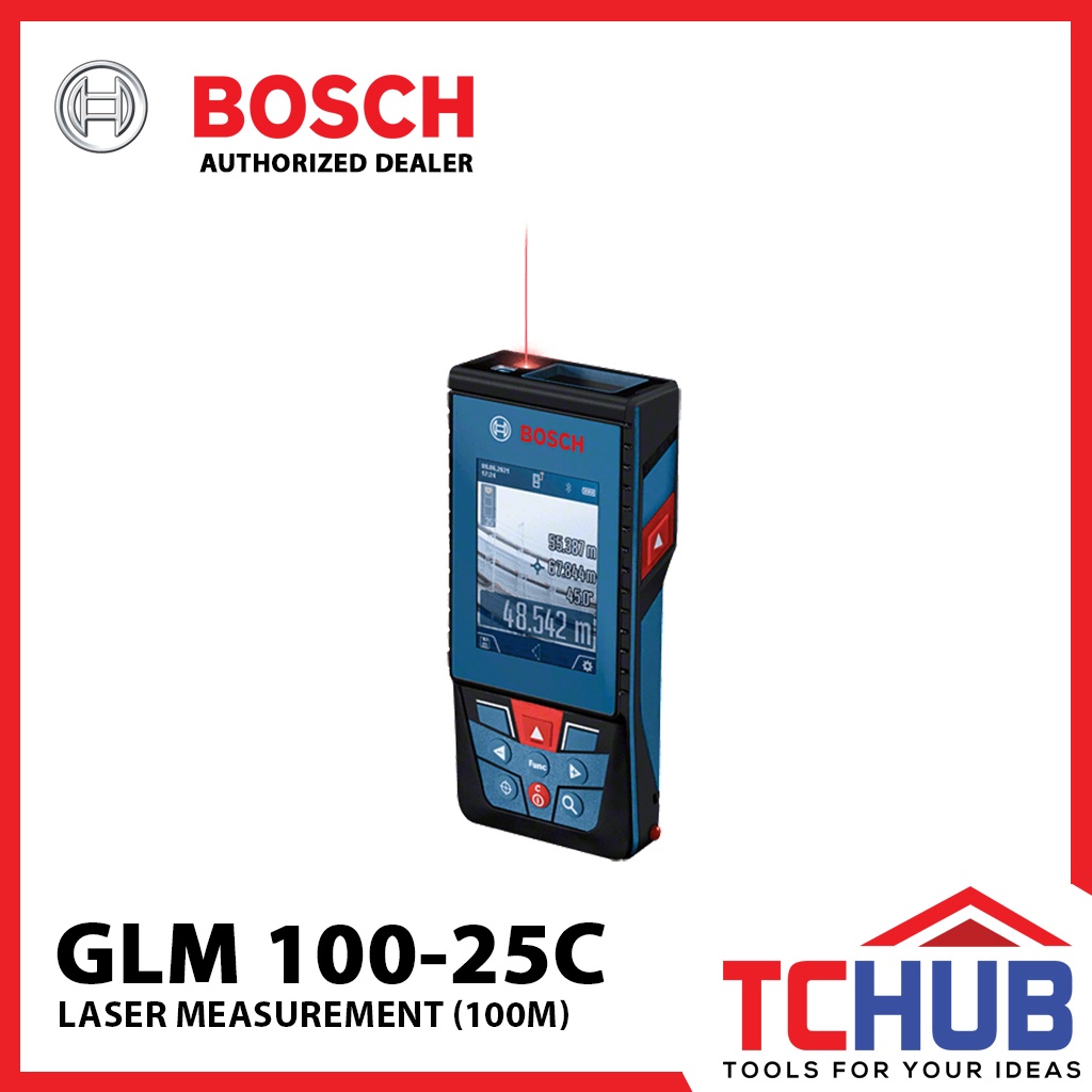 [Bosch] GLM 100-25C Laser Measurement (100M) | Shopee Singapore