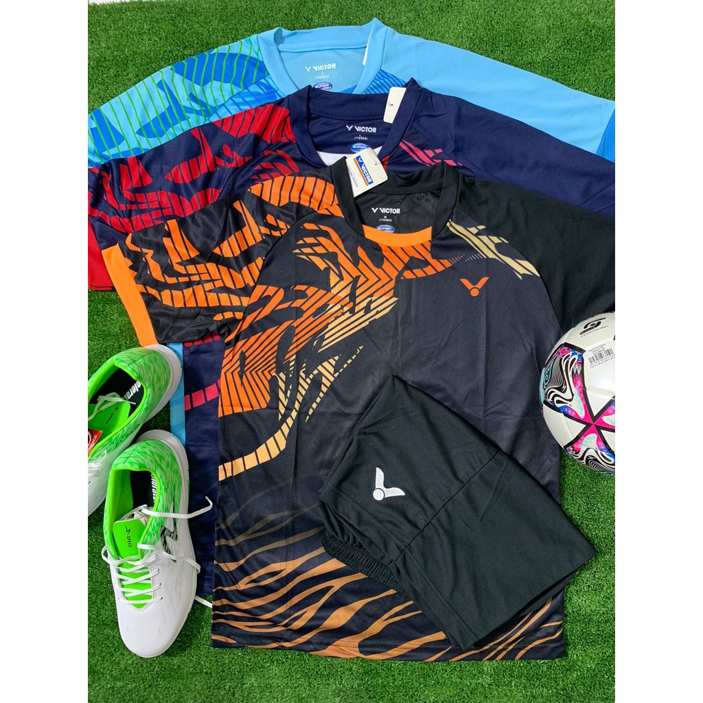 1set Sportswear Men Women BADMINTON LINING BADMINTON T-Shirt/JERSEY ...