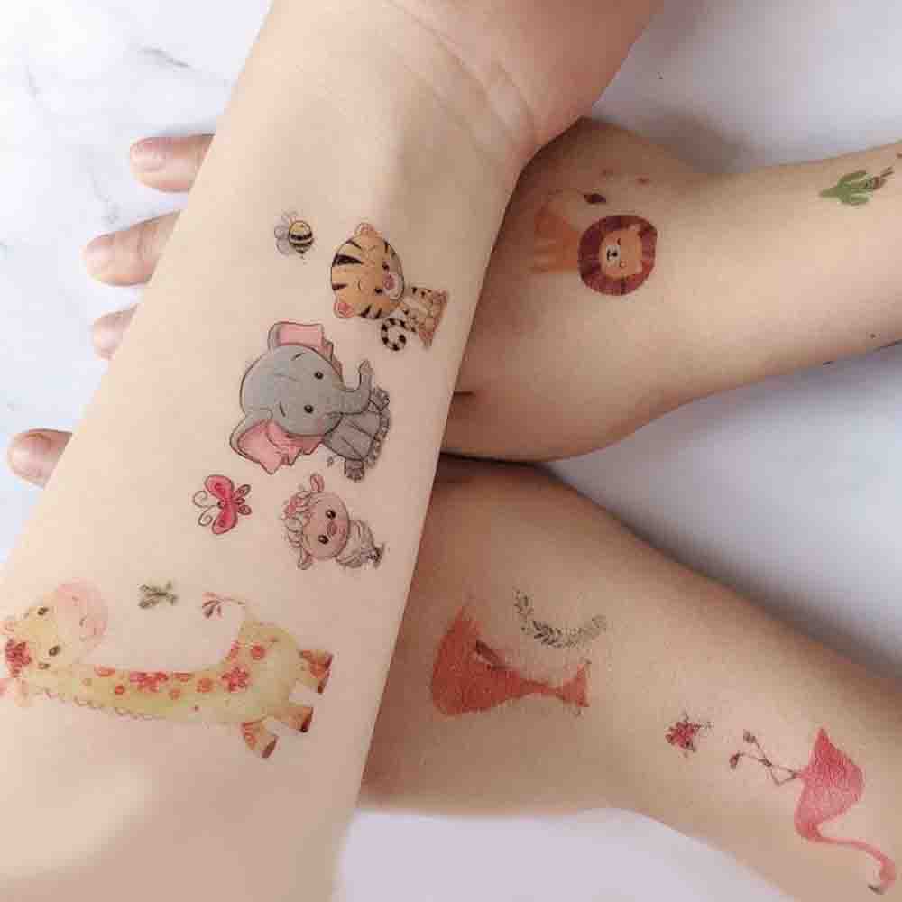 [Local] $2.99 for 10 sheet/ Kid tattoo Stickers/ Waterproof temporary ...