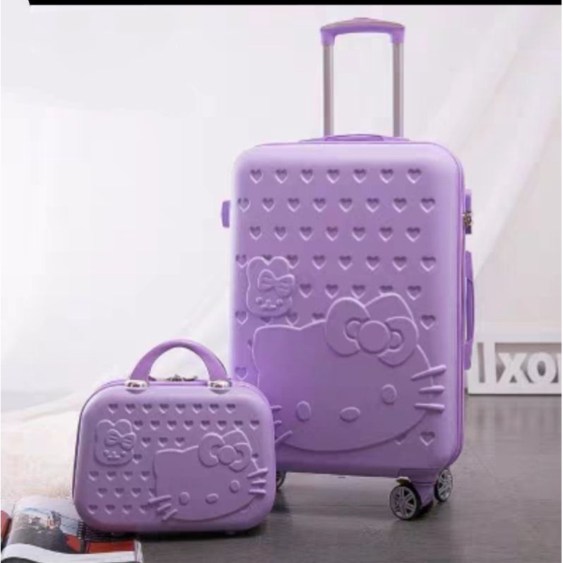 *SG Ready Stock* Hello Kitty Embossed 20inch / 24inch Luggage set ...