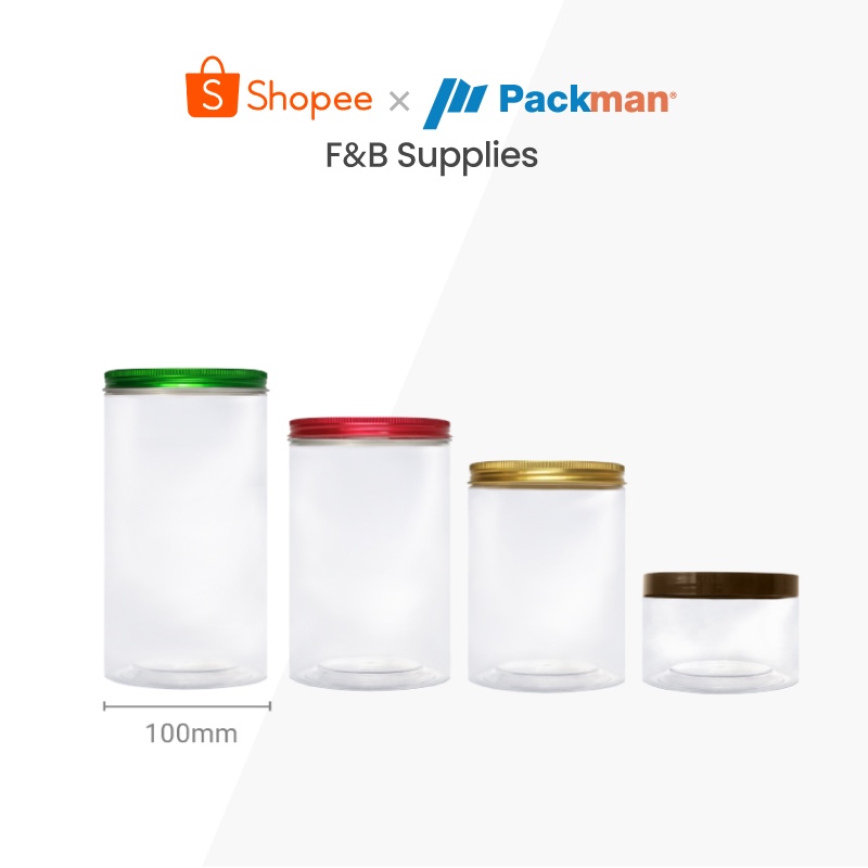[WHOLESALE] 10cm Cookies Container│Disposable Container Jar│CNY Chinese ...