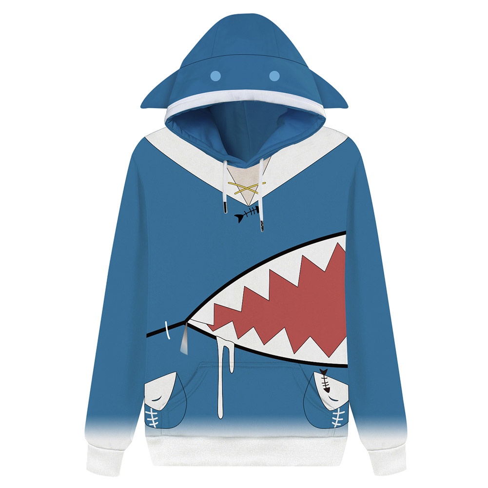 Men’s Women’s Gawr Hololive Anime 3D Digital Print Cosplay Hoodie Vtube ...