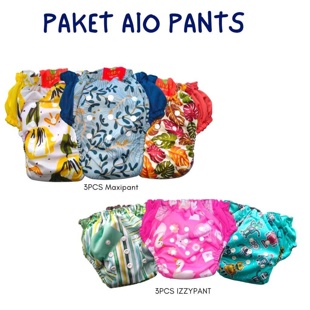 Aio PANTS PACKAGE izzypant & maxipant klodiz brand [REGULAR and JUMBO ...