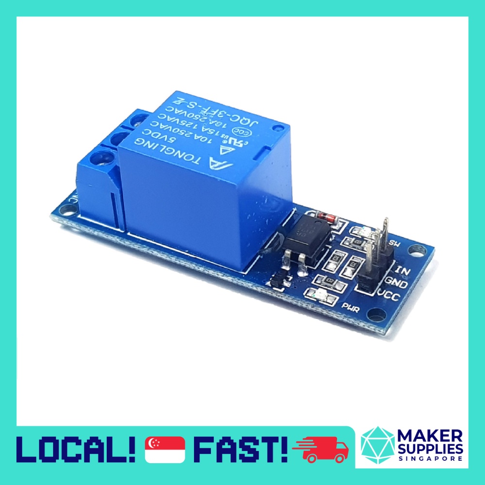 5V Relay Module with Breakout Board Switch Control | Shopee Singapore