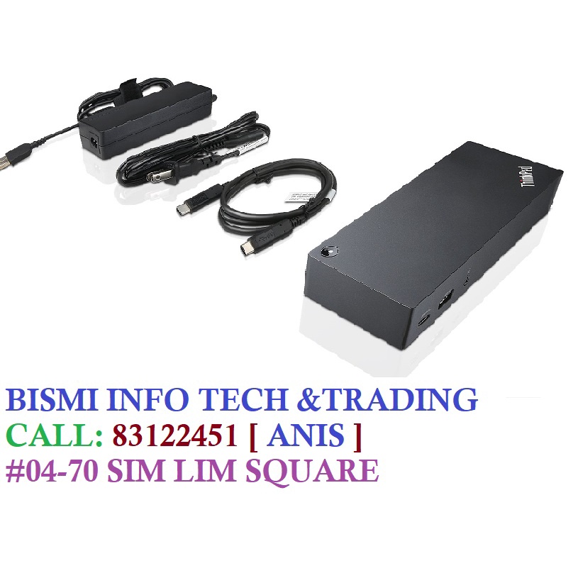 ThinkPad USB-C Dock (40A9) DK1633 - Docking Station [Refurbished ...