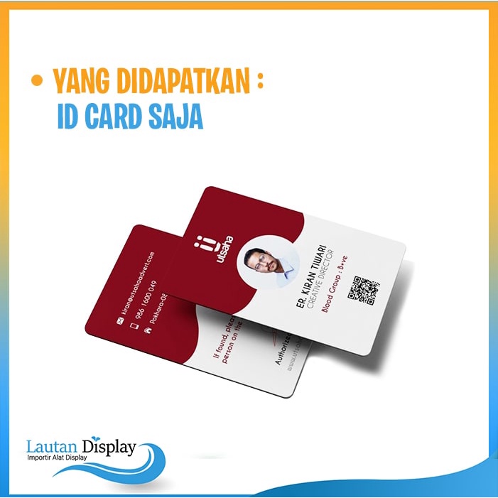 Print ID Card 2-sided/1-sided ID Card Custom Print ID Card Unit ...