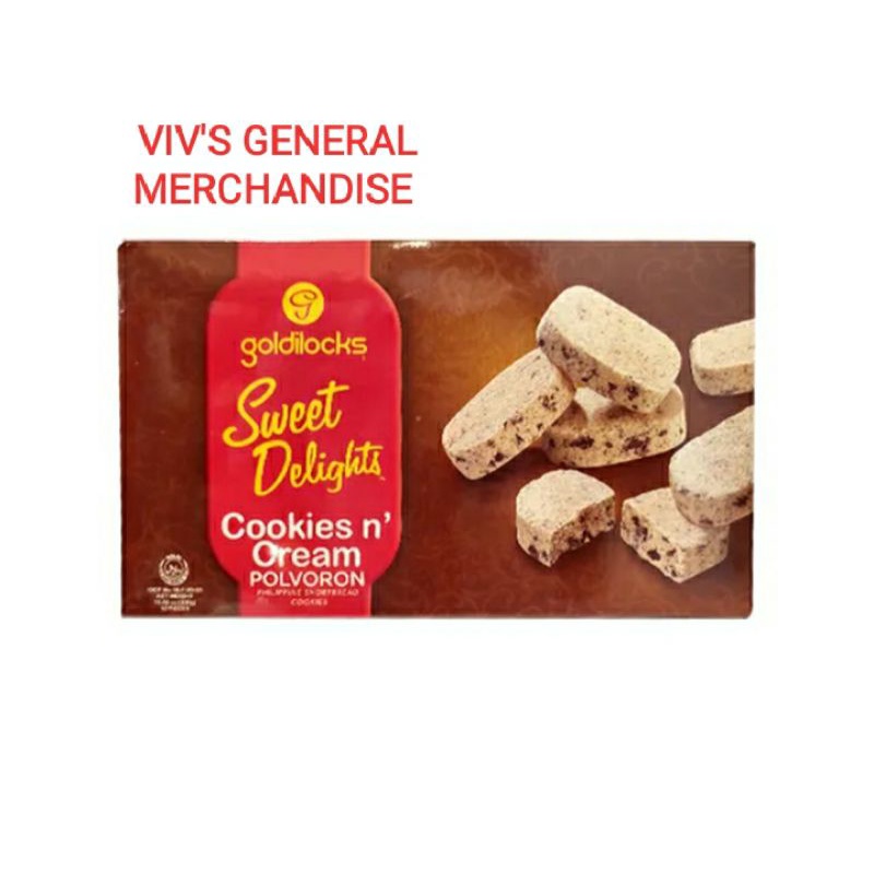 Goldilocks Sweet Delights Cookies n Cream Polvoron ( 300g ) | Shopee ...