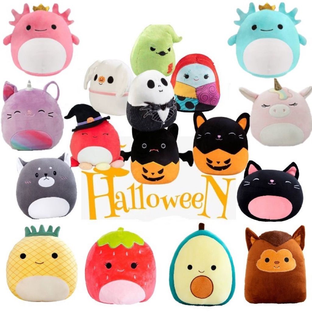 Halloween Squishmallows Animal Doll Stuffed Toys The Nightmare Before ...