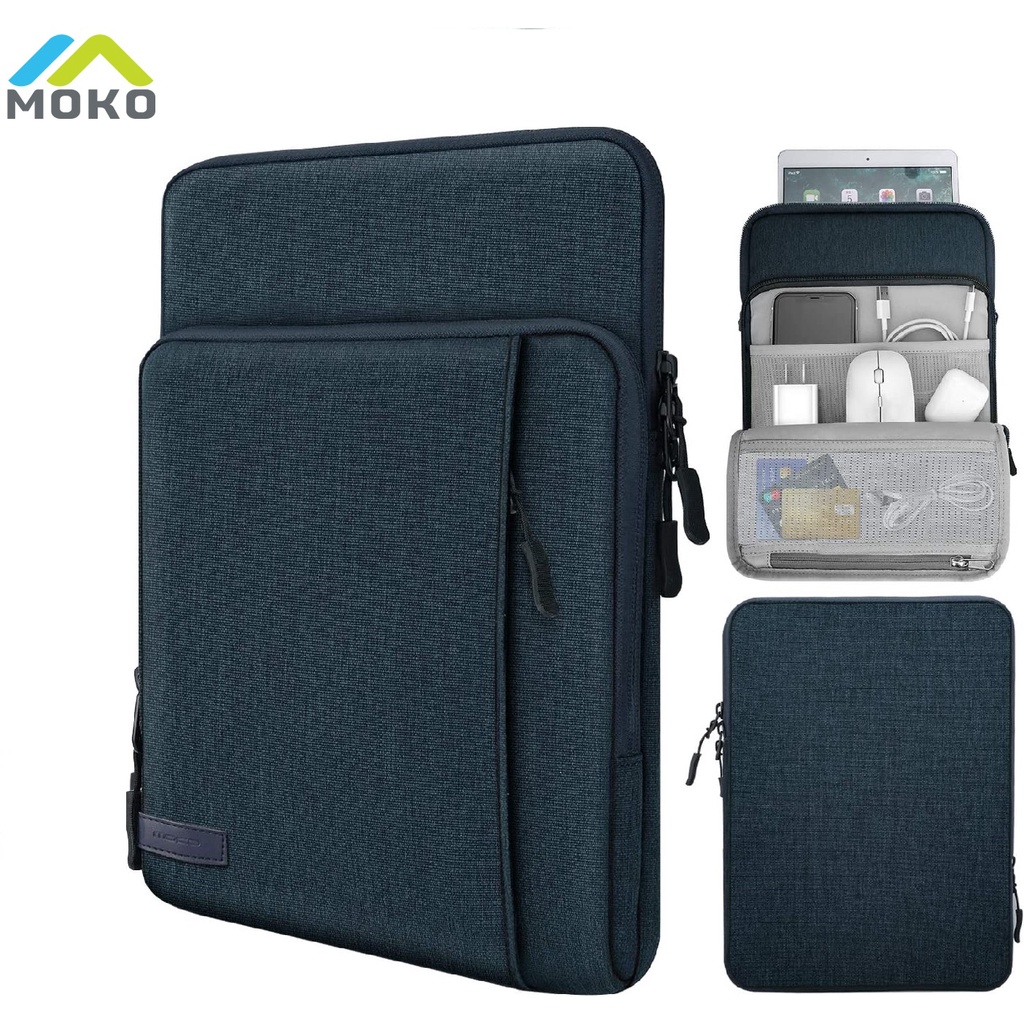 MoKo 9-11 Inch Sleeve Bag Tablet Pouch Case with Storage Pockets For ...