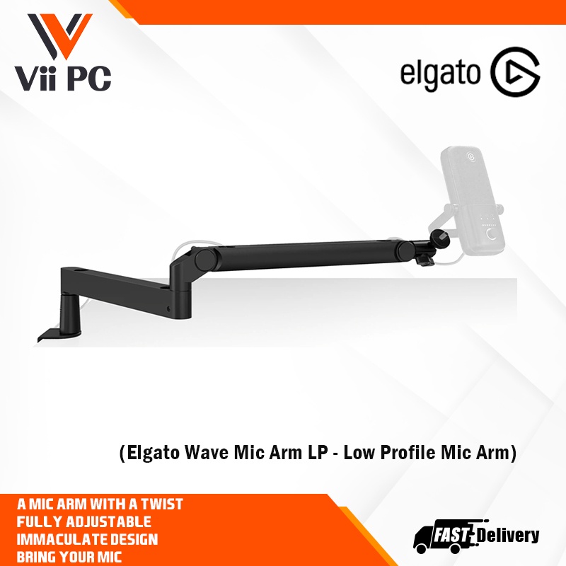 Elgato Wave Mic Arm LP - Low Profile Mic Arm microphone arm | Shopee ...