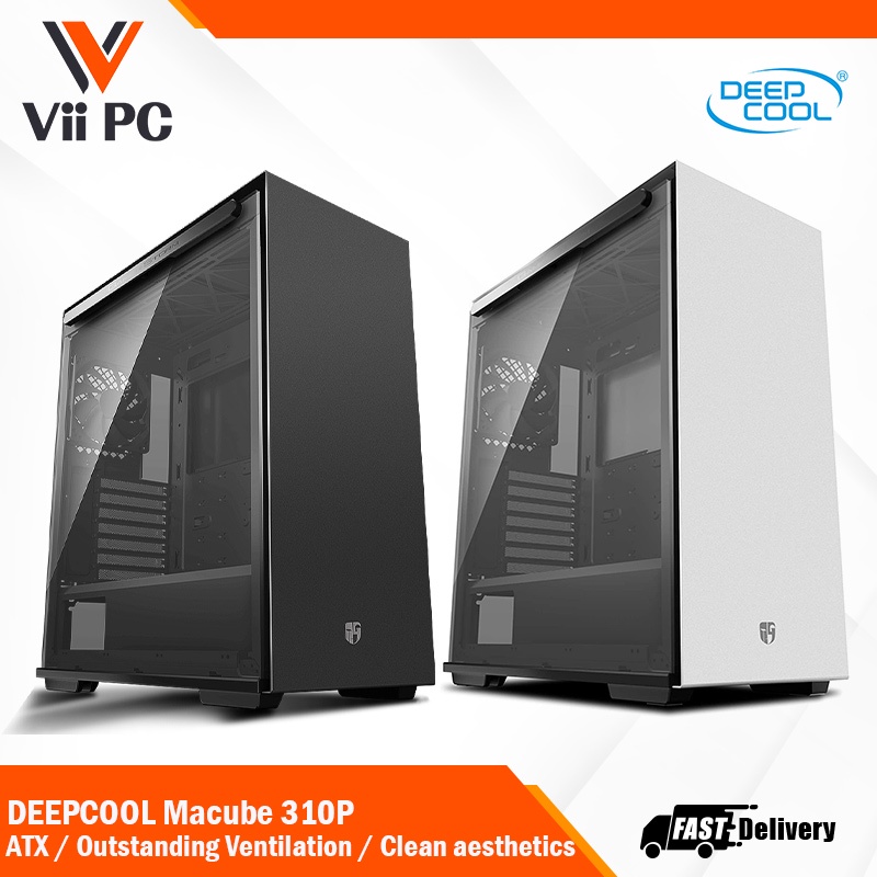 Deepcool Gamerstorm MACUBE 310P Black / White Mini-ITX/Micro-ATX/ATX ...