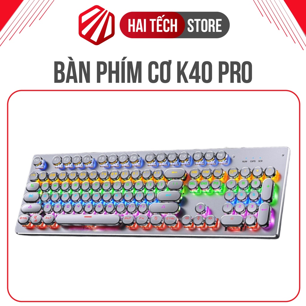 K40 Pro mechanical gaming keyboard premium version 2022, blue switch ...