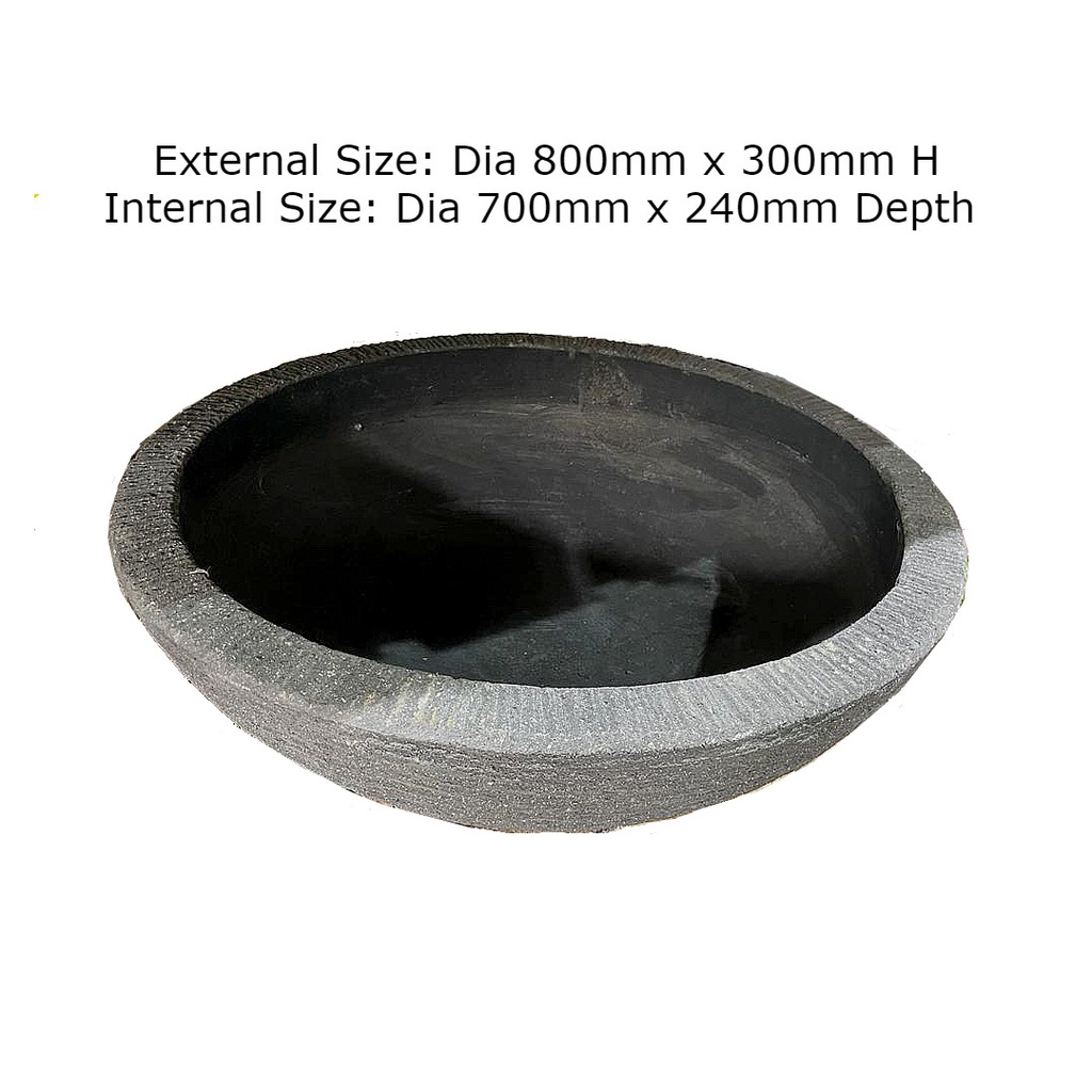 Balinese Planter Pot or Water Feature Pond Size: 800mm x 300mm | Shopee ...