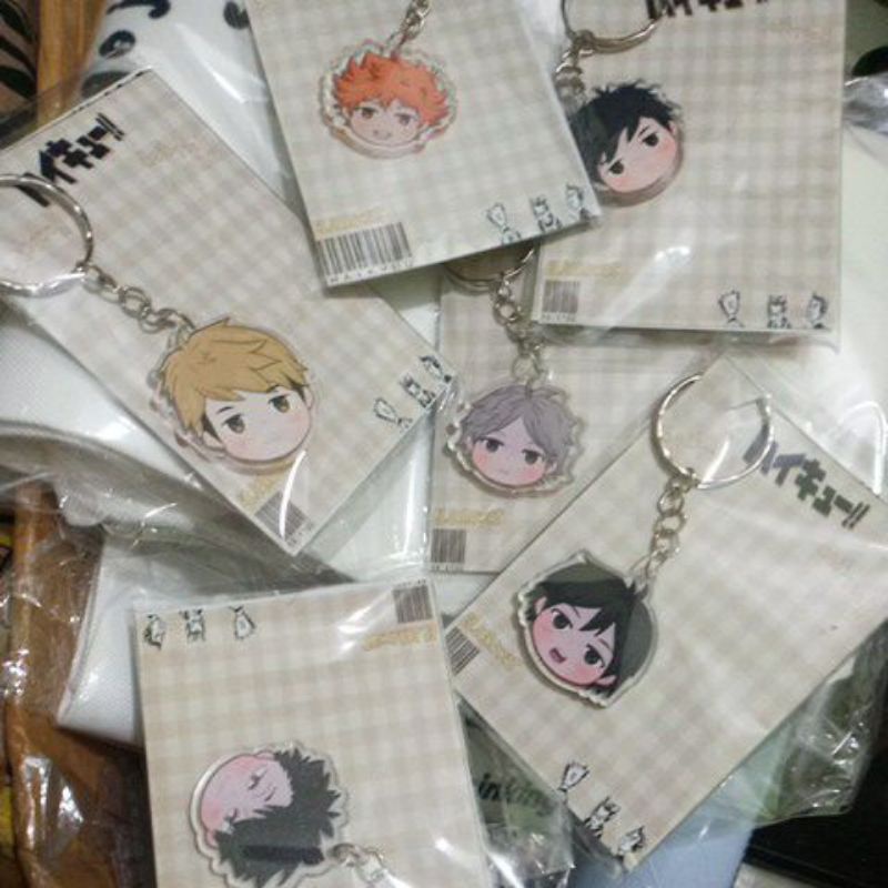 GANTUNGAN Haikyuu KEYCAINS Keychain MINI ganci kuroo suna kageyama ...