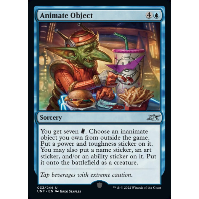 Animate Object (Magic The Gathering NM single) | Shopee Singapore