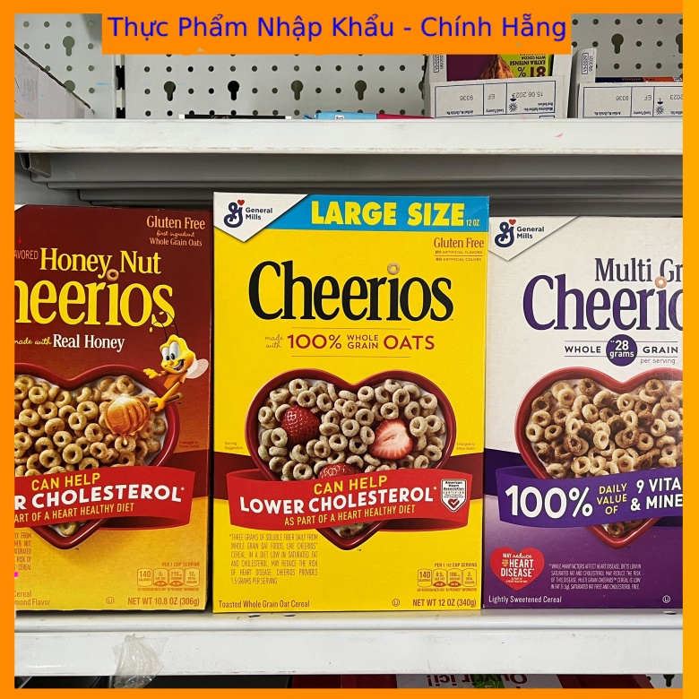 [American Product] Cheerios breakfast cereal 252gr, Multi Grain 340gr ...