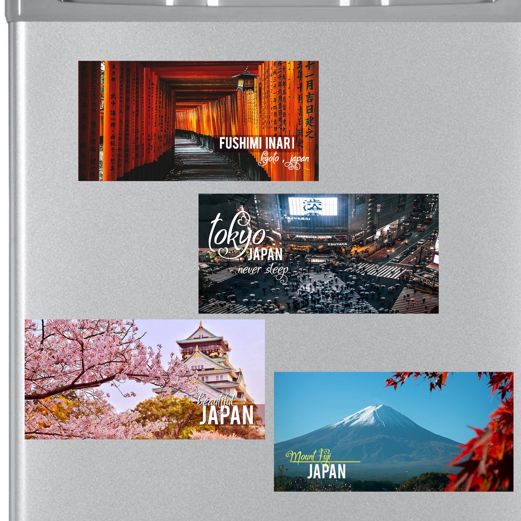 Japan Tokyo Souvenir Fridge Magnet Sheet 10 cm x 5 cm | Shopee Singapore