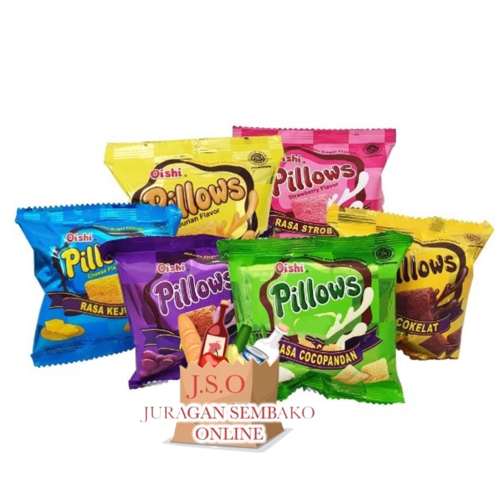 (JSO) Oishi Pillows Pillow Contents 10 Packs x 7gr Pillow All Variants ...