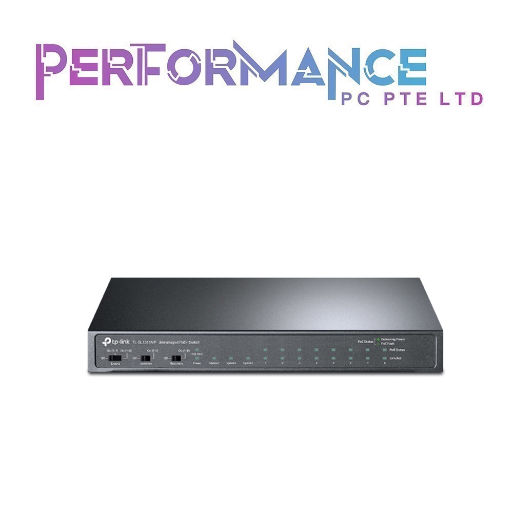 TP-Link TL-SL1311MP 8-Port 10/100Mbps + 3-Port Gigabit Desktop Switch ...