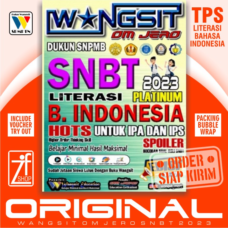 Book SNBT TPS 2023 / Book Dumplings UTBK SNBT TPS Literation Language ...