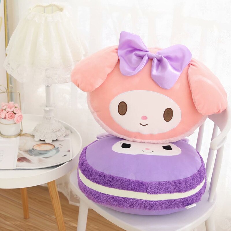 Sanrio Kawaii Cartoon Plushie Pillow Blanket Cushion Cinnamoroll ...