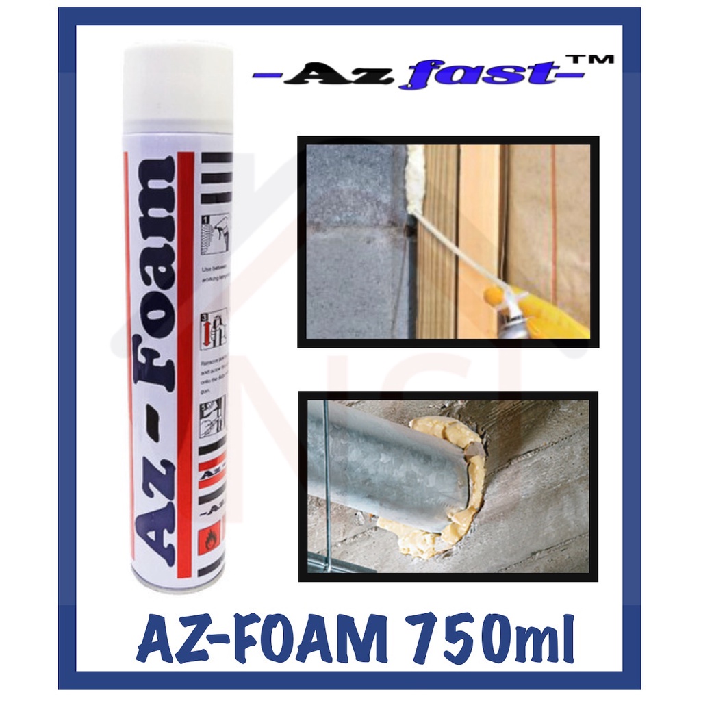 AZ-FOAM Self-expanding Polyurethane Foam PU Foam 750ml / AZ-FAST ...