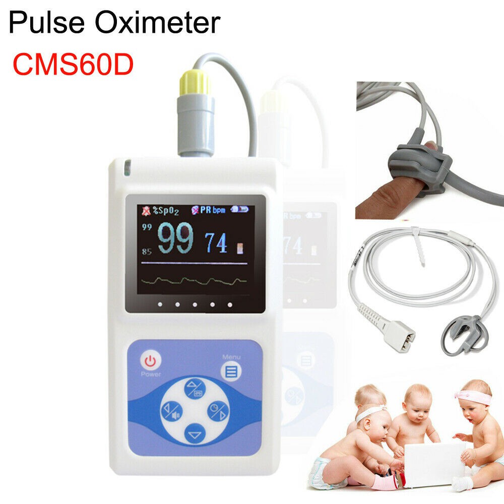 Professional and easy to operate CMS60D baby pulse oximeter handheld ...