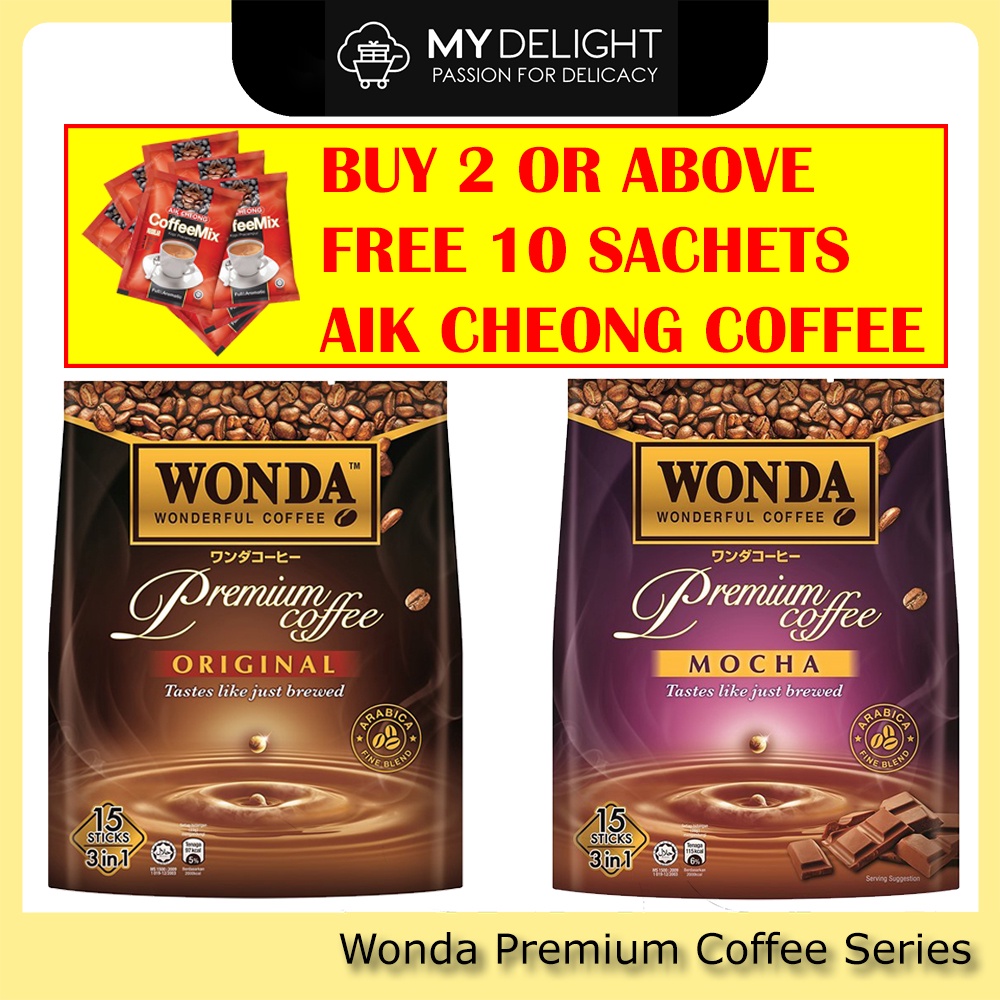 🔥SG READY STOCK🔥 Wonda 3-in-1 Premium Coffee Series Original Mocha ...