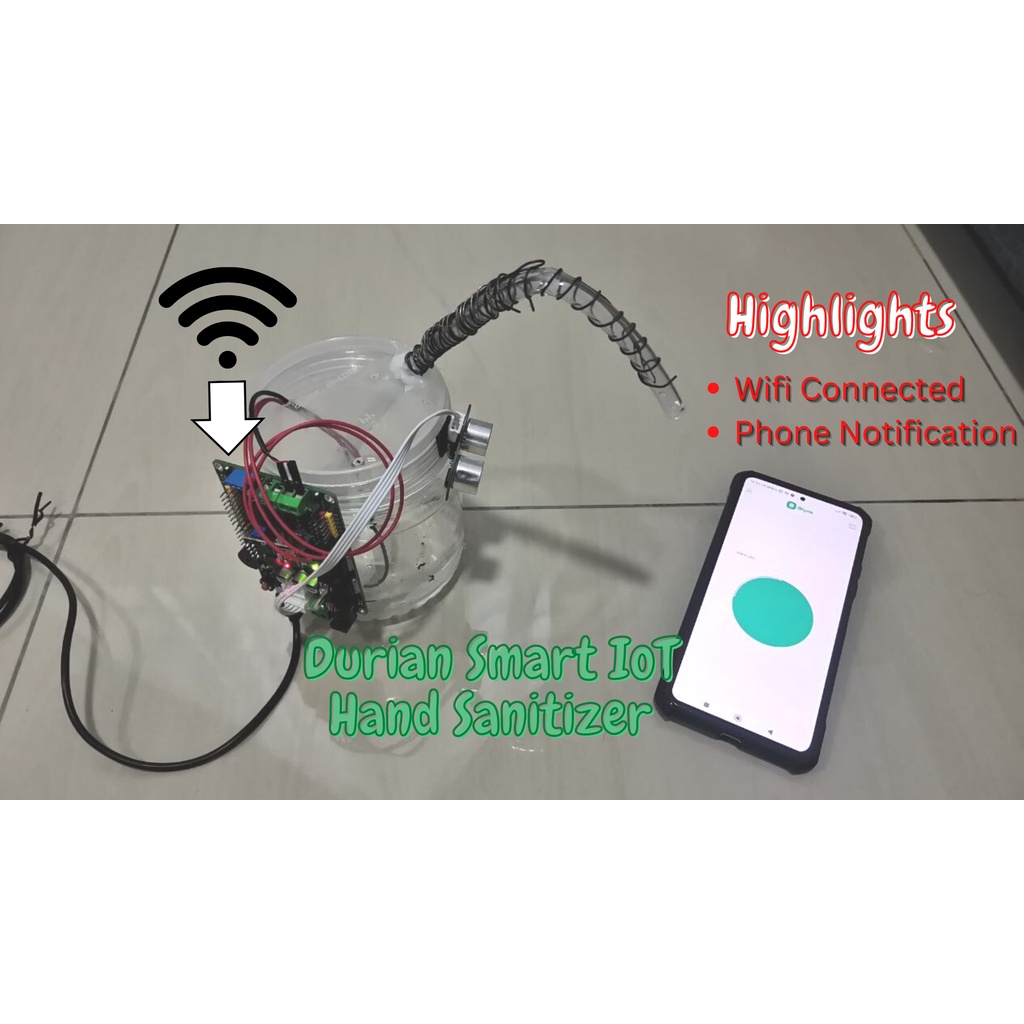 Arduino Stem Rbt Project Durian Uno Arduino Durian Smart Iot Arduino Hand Sanitizer Shopee