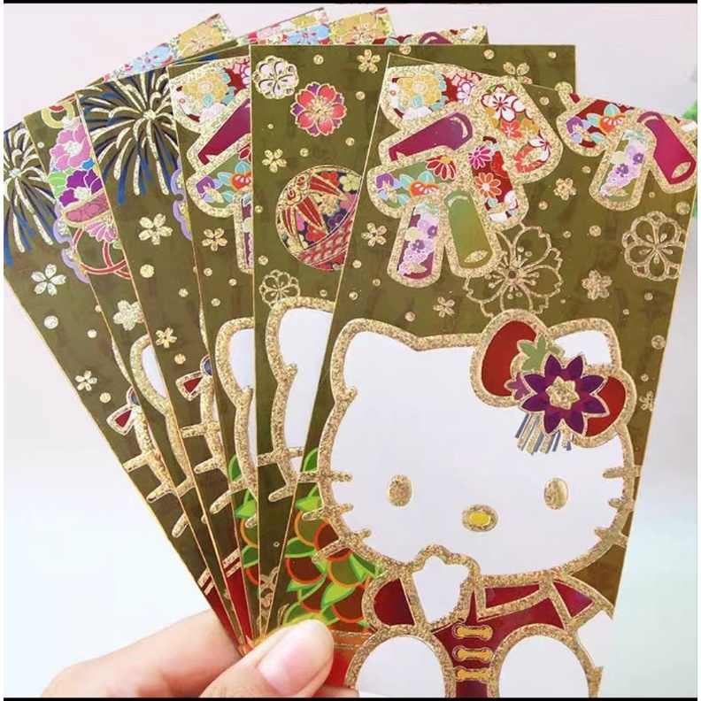 Golden Hello Kitty 2025 CNY Red Packet Ang Pow Ang Bao 红包封 | Shopee ...