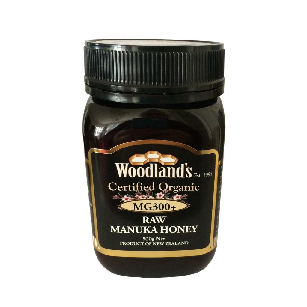 Woodlands Organic Raw Manuka Honey MG300+ New Zealand (500G) | Shopee ...