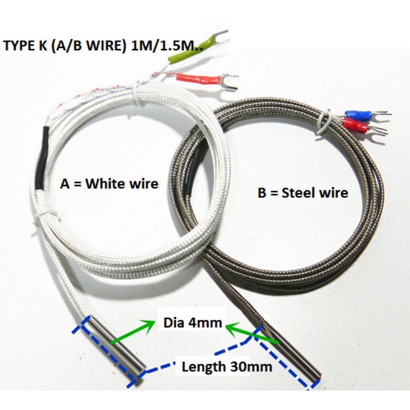 Gas Oven Thermo sensor TYPE K (with Wire) | Shopee Singapore