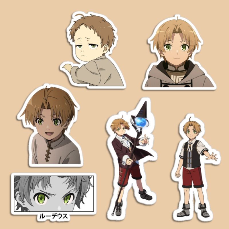 HP Anime Sticker Mushoku Tensei Isekai anime Rudeus Eris Roxy Photocard ...