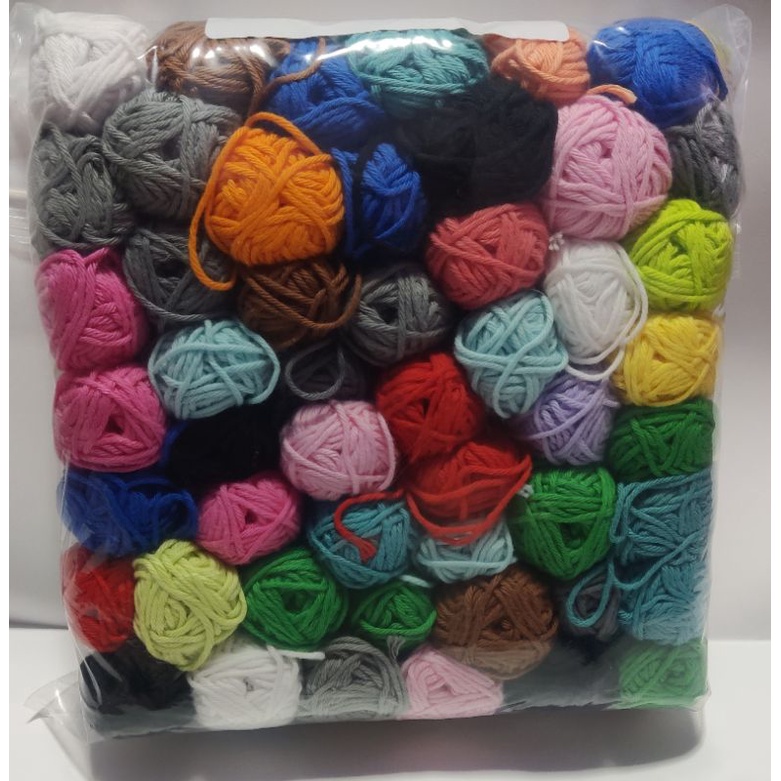 *Ready stock* Mini Bon Bon Amigurumi Yarn 50 pcs pack | Shopee Singapore