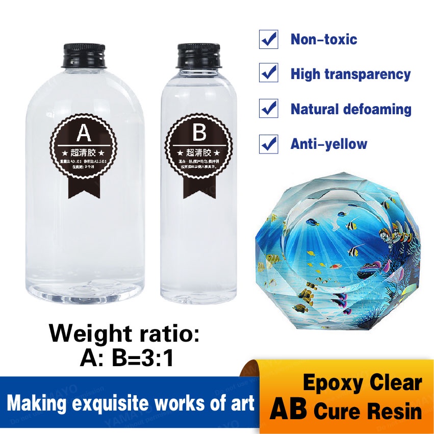 Epoxy Resin AB Soft PVC Resin High Quality Crystal Ultra Clear ...