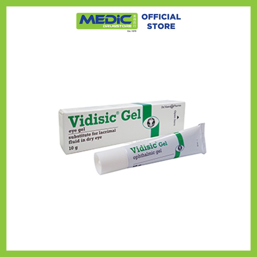 [Bundle of 3] Bausch and Lomb Vidisic Gel 10g - By Medic Drugstore ...