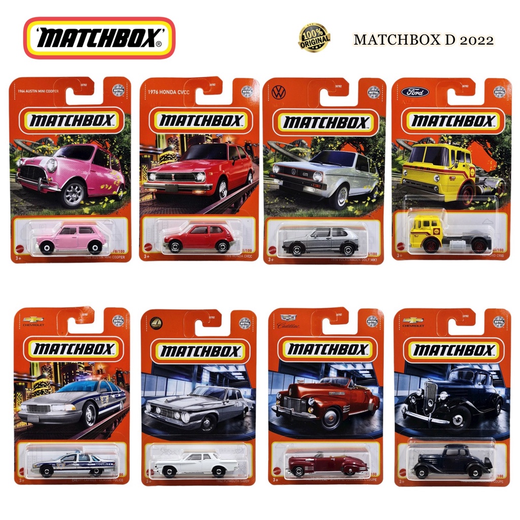 Matchbox Mini Cooper Honda CVCC Volkswagen - D 2022 Selectbebas - 30782 ...