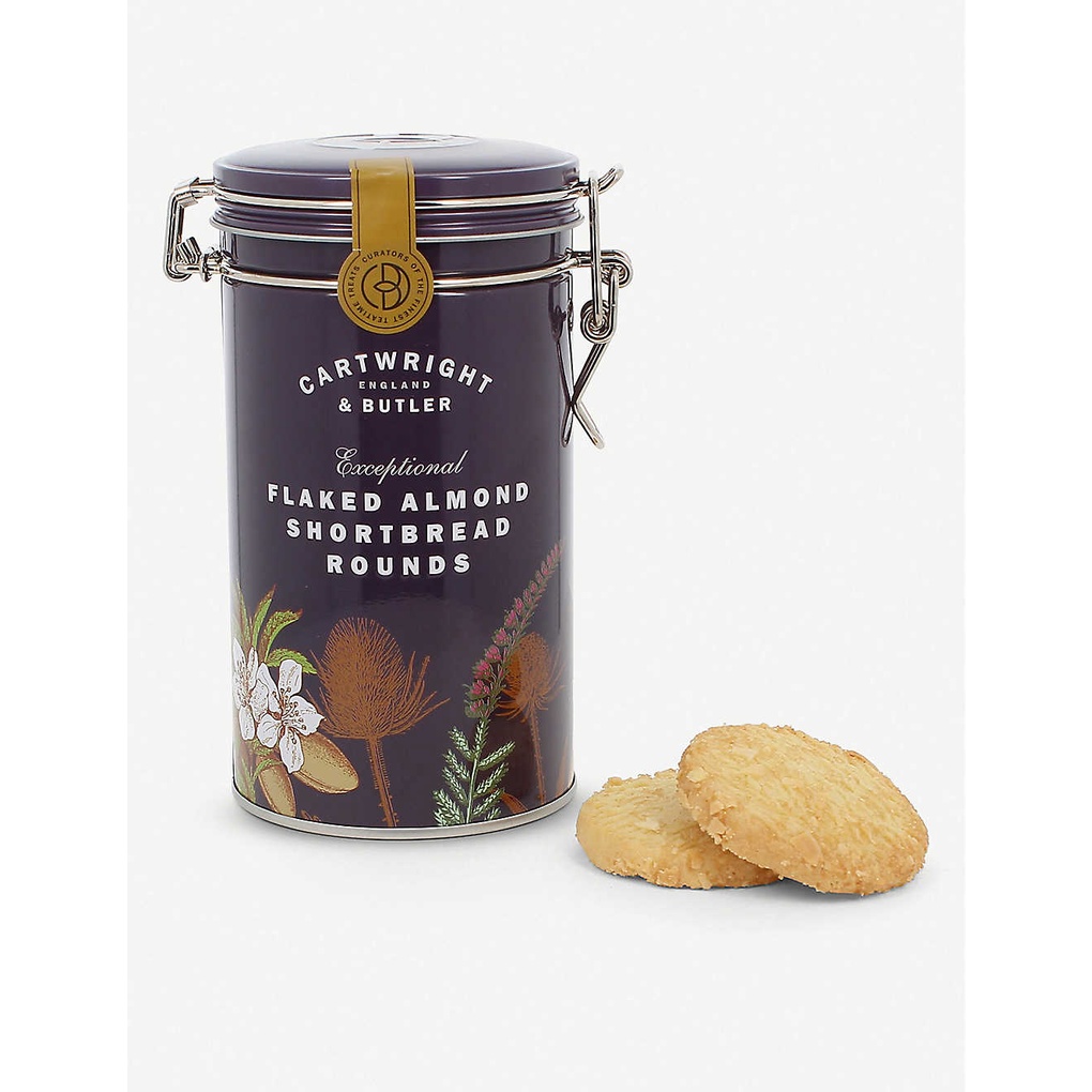 CARTWRIGHT & BUTLER Flaked almond shortbread biscuits 200g | Shopee ...