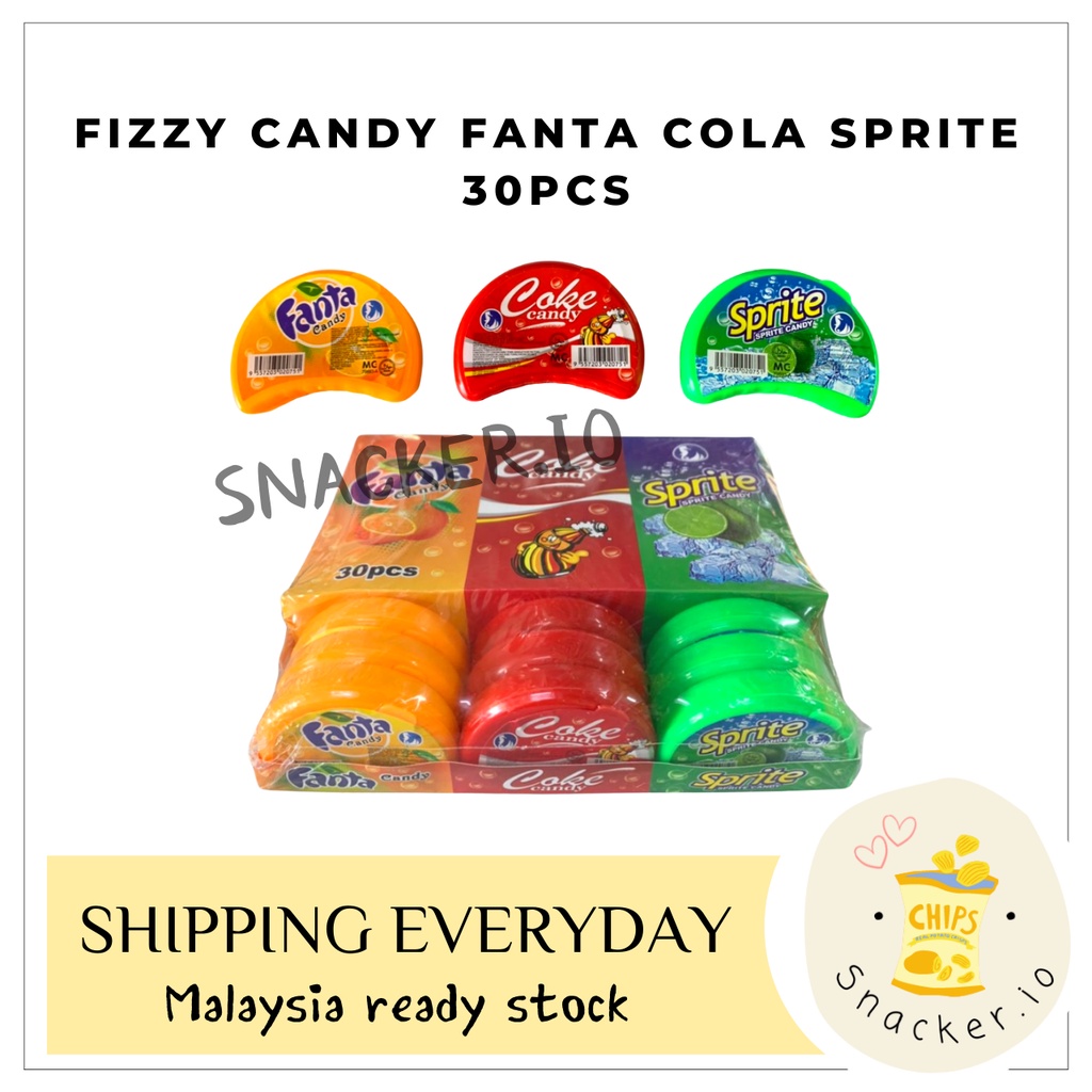 M'sia | FIZZY CANDY FANTA COLA SPRITE 30PCS | Shopee Singapore